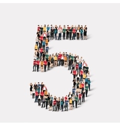 Number five Royalty Free Vector Image - VectorStock