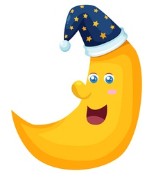 Happy Moon Royalty Free Vector Image - VectorStock