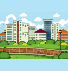 A simple nature scene Royalty Free Vector Image