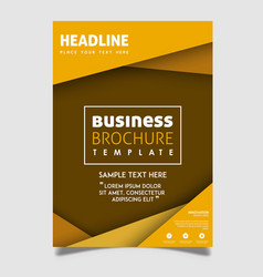 Brochure template invitation for vip party Vector Image