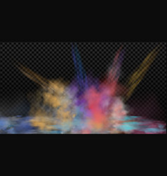 Air water spray realistic mist steam and cloud Vector Image