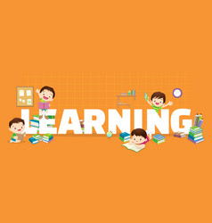 Teacher and students in classroom Royalty Free Vector Image