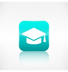 Academic cap icon Royalty Free Vector Image - VectorStock