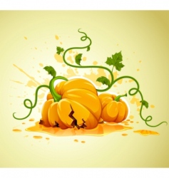 Pumpkin vegetable fruit isolated Royalty Free Vector Image