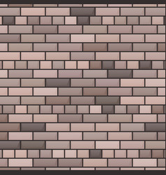 Grey brick wall texture seamless background Vector Image