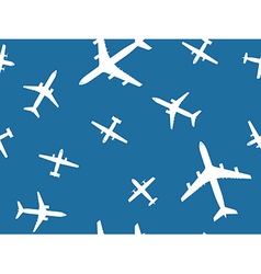 Seamless plane pattern Royalty Free Vector Image