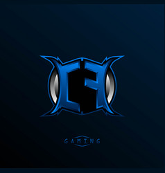 Initial cf logo design cf logo design Royalty Free Vector