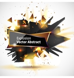 An abstract explosion Royalty Free Vector Image