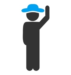 Fellow Hello Icon Royalty Free Vector Image - VectorStock