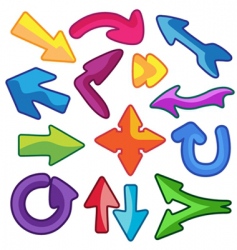 Turning blue arrows Royalty Free Vector Image - VectorStock