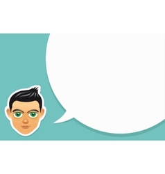 Message bubble for text chat or messenger Vector Image