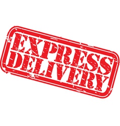 Express delivery grunge rubber stamp Royalty Free Vector