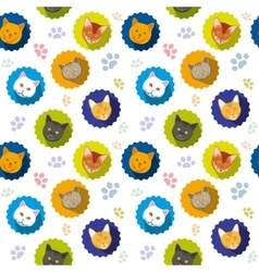 Cat seam Royalty Free Vector Image - VectorStock