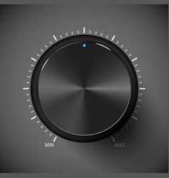 Volume knob Royalty Free Vector Image - VectorStock
