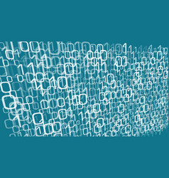 Cyberspace computer cloud random opacity numbers Vector Image