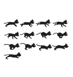 Cartoon cat pilot sprite Royalty Free Vector Image