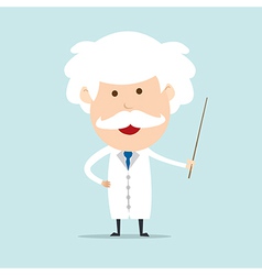 Scientist professor Royalty Free Vector Image - VectorStock