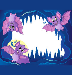 Cartoon bat Royalty Free Vector Image - VectorStock