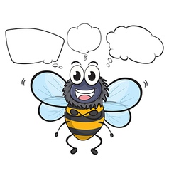 A bee Royalty Free Vector Image - VectorStock