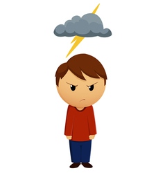 Bad mood Royalty Free Vector Image - VectorStock