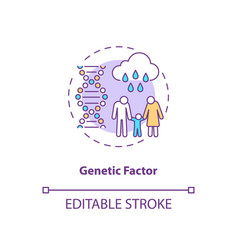 Biology school subject icon education and science Vector Image