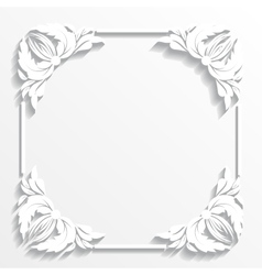 White frame Royalty Free Vector Image - VectorStock