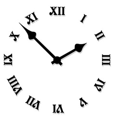 Clock face set up your time Royalty Free Vector Image