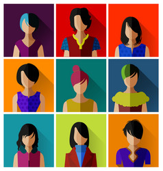Flat design avatar Royalty Free Vector Image - VectorStock
