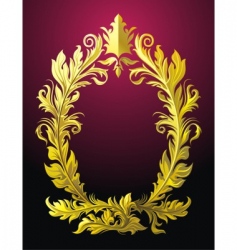 Rococo frame Royalty Free Vector Image - VectorStock