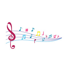 Note music Royalty Free Vector Image - VectorStock