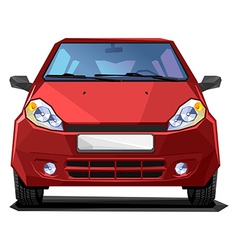 Red car Royalty Free Vector Image - VectorStock