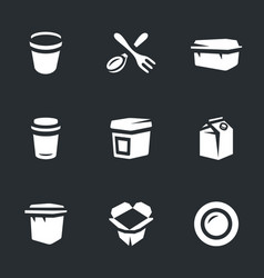 Disposable tableware realistic image Royalty Free Vector