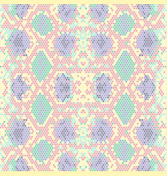 Pink realistic snake skin texture detailed Vector Image