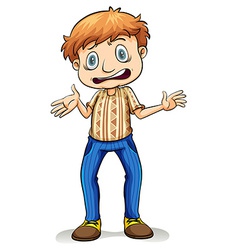 A bald man Royalty Free Vector Image - VectorStock