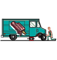 Car breakdown Royalty Free Vector Image - VectorStock