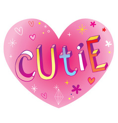 Hello cutie Royalty Free Vector Image - VectorStock
