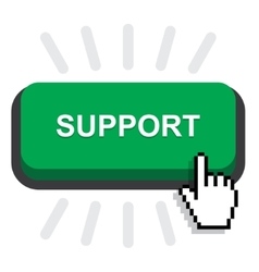 Information icon on green button Royalty Free Vector Image