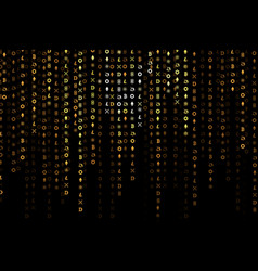 3d matrix background Royalty Free Vector Image