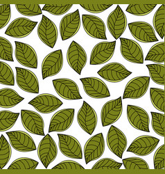 Leaves background design Royalty Free Vector Image