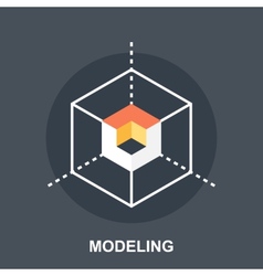 3D Modeling Royalty Free Vector Image - VectorStock