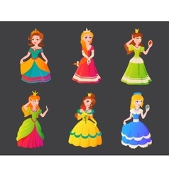 Beautiful princess Royalty Free Vector Image - VectorStock