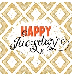 Handwritten grunge colorful days of the week Vector Image