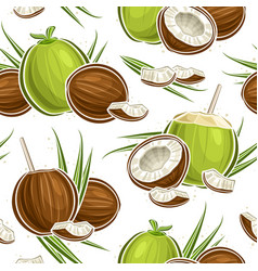 Coconut palms Royalty Free Vector Image - VectorStock