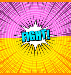 Comic light template Royalty Free Vector Image