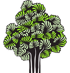 Tree symbol Royalty Free Vector Image - VectorStock