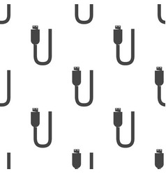 Usb cable seamless pattern Royalty Free Vector Image