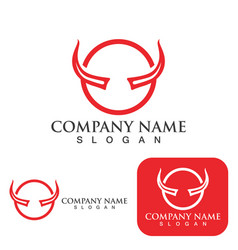 Animal horns sticker set Royalty Free Vector Image