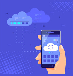 Cloud server Royalty Free Vector Image - VectorStock