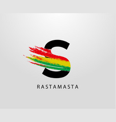 Key note s letter logo music note on initial s Vector Image
