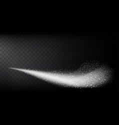 Transparent water spray mist atomizer or smoke Vector Image
